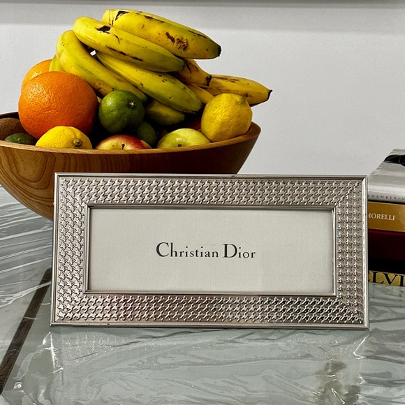 Dior | Wall Decor | Rare Christian Dior Paris Silver Plate Picture ...